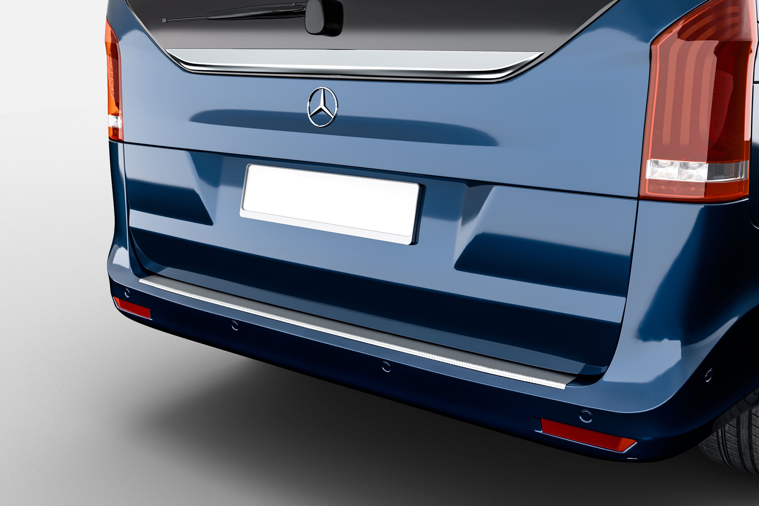 Edelstahl Ladekantenschutz Mercedes Vito 2014+ | Vehikit