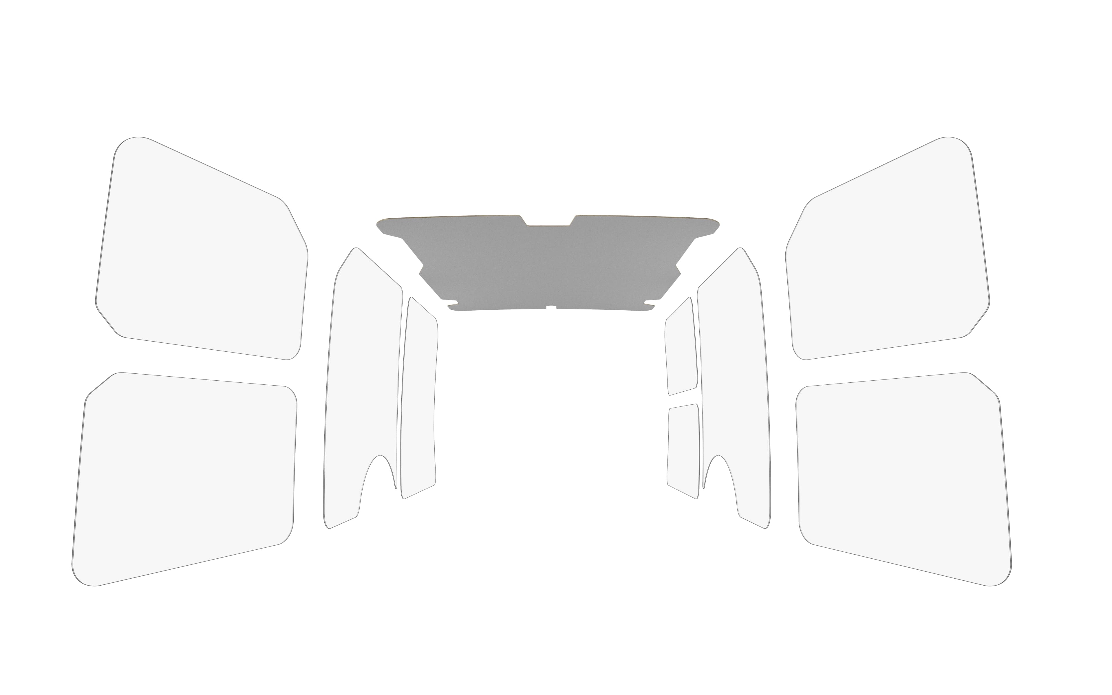 Protection plafond pour Ford E-Transit Custom 2023+ | Kit Pro | Vehikit