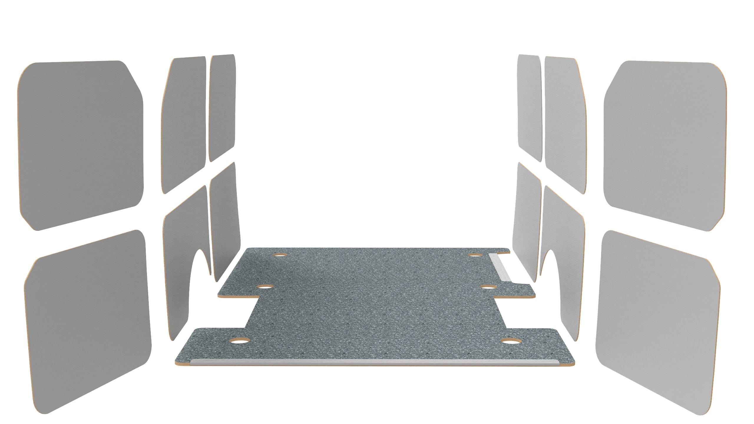 Houten bus betimmering Nissan Townstar 2021+ | Basic Pakket