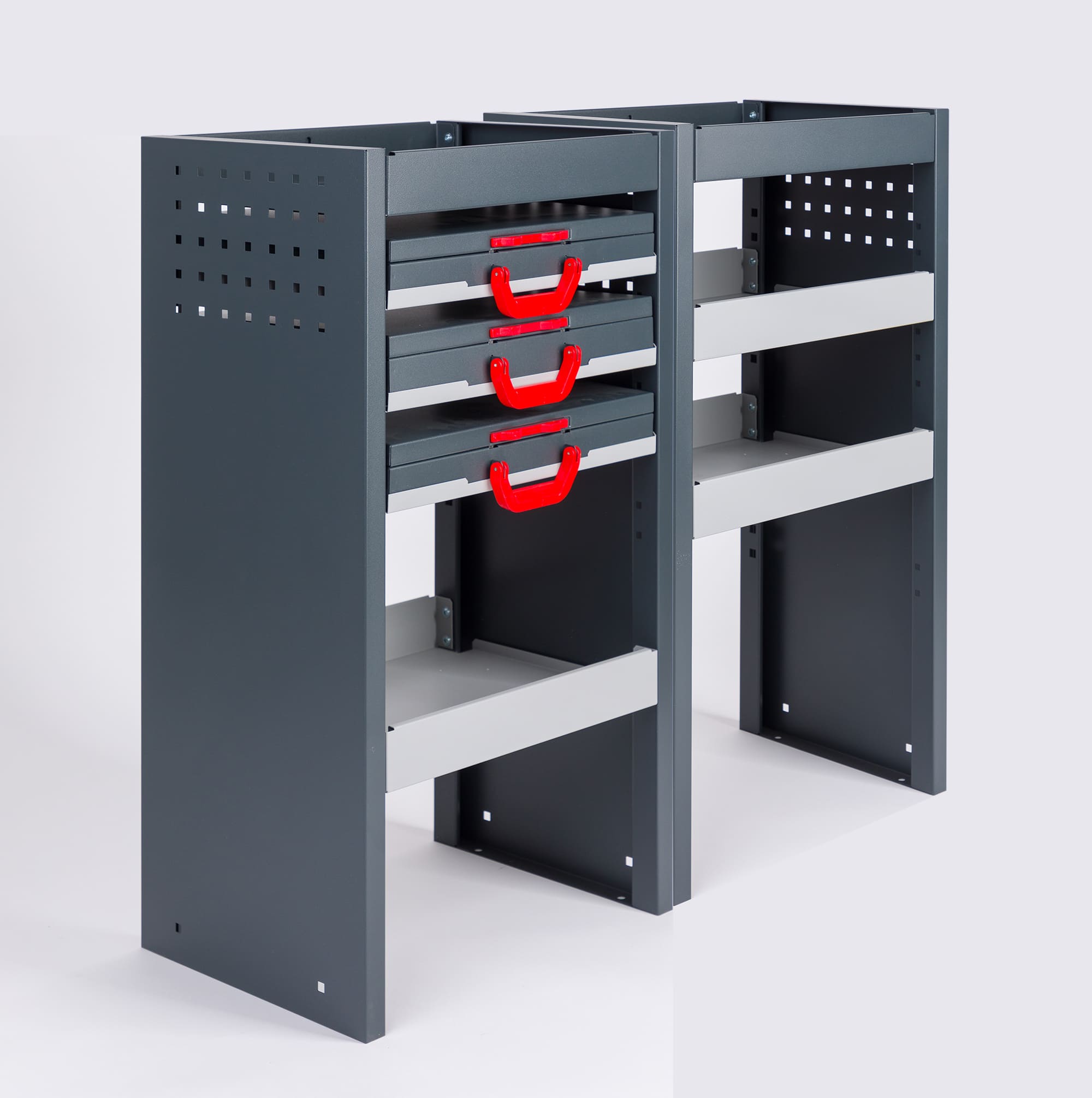 Fahrzeugeinrichtung Ford Transit Courier 2023+ | B-LINE | Koffer links