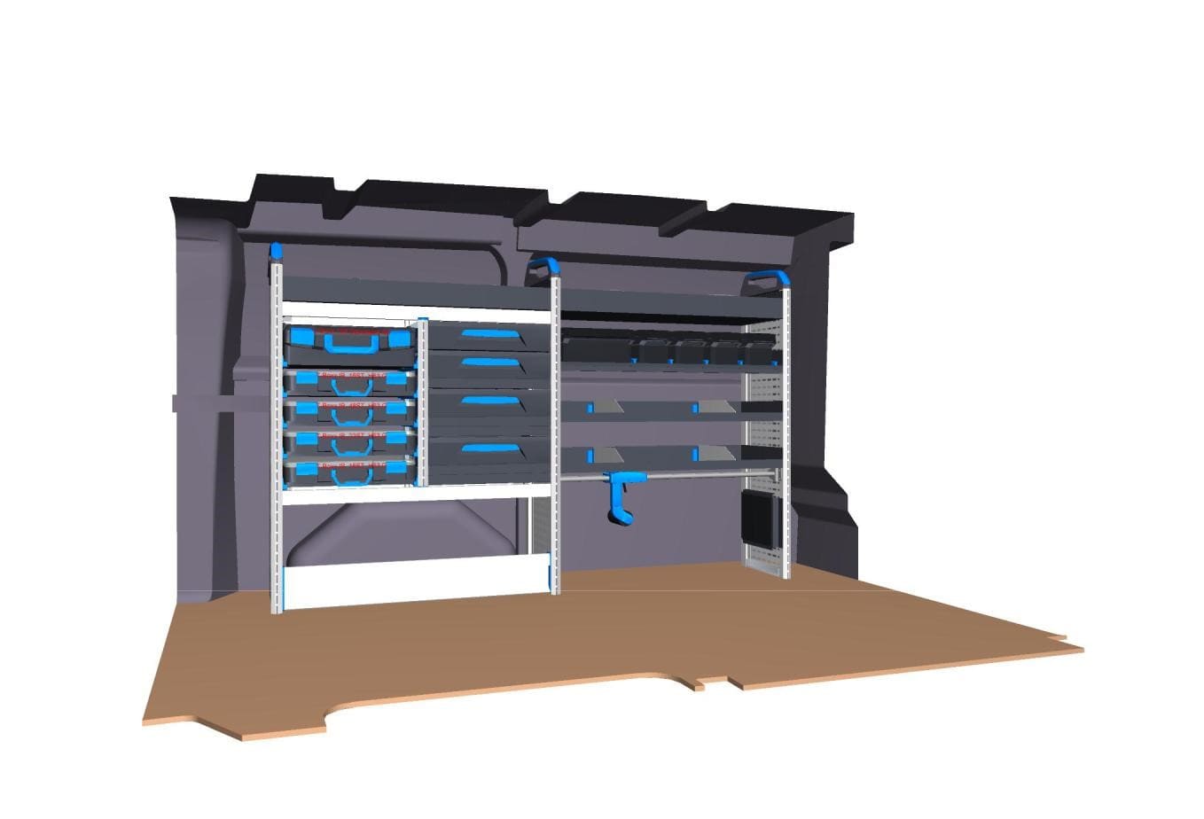 Sortimo inrichting Ford Transit Custom 2023+ | De grootste in ...