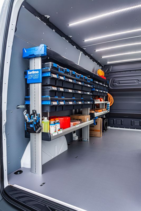 Bedrijfswageninrichting Ford Transit Custom 2023+ | Sortimo SR5 | Basis ...