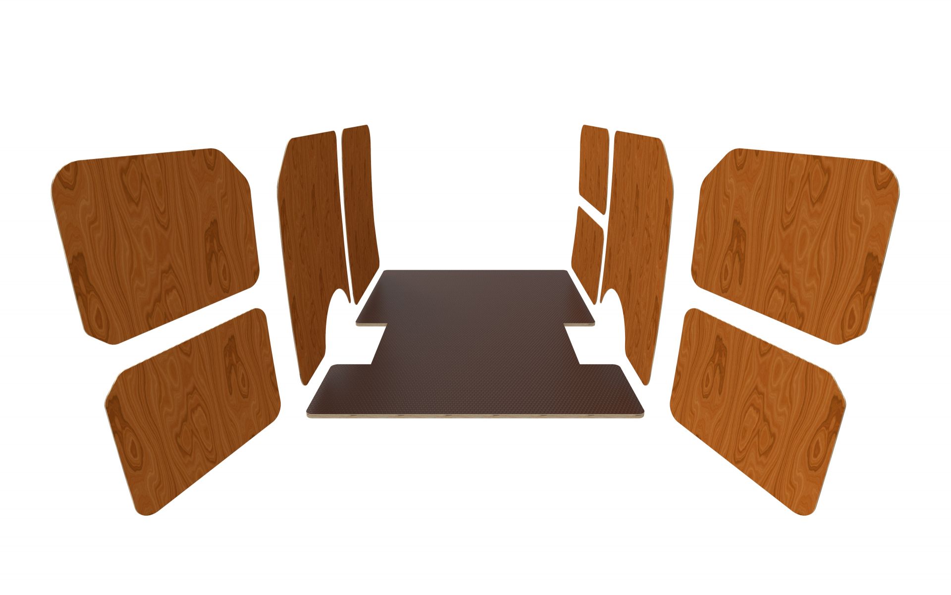 Kit habillage bois complet pour Volkswagen Caddy 2020+